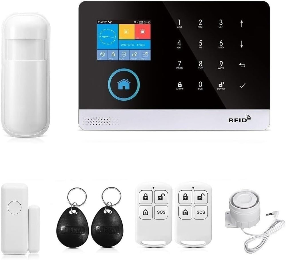 WiFi+GSM/4G Home Smart Alarm Security System,APP Control,DIY Wireless ...